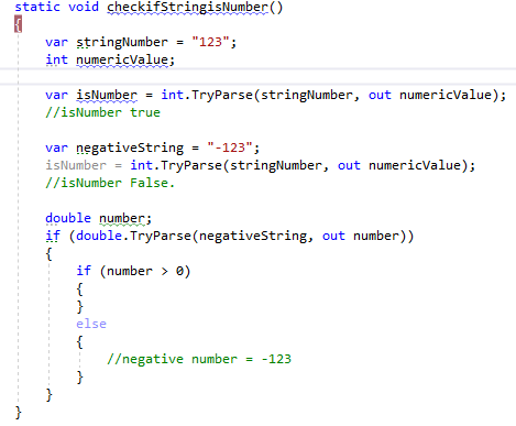 Hoe te controleren of een string een nummer is in C#